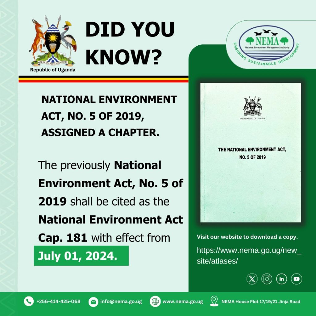 NEMA UNVEILS SIMPLIFIED ENVIRONMENTAL ACT – Eco News